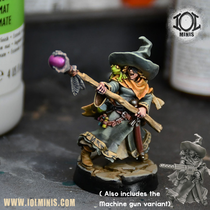 3D Printable Warlock by Imitation of Life Miniatures