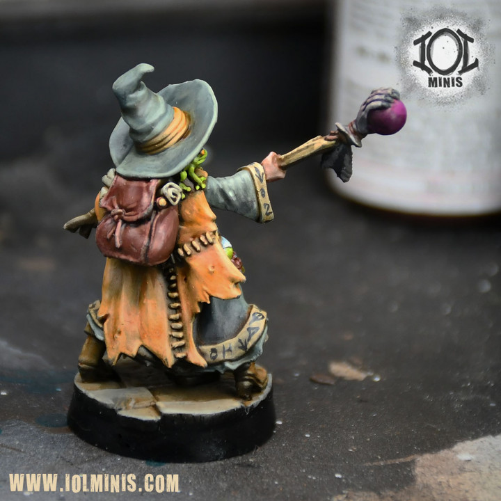 3D Printable Warlock by Imitation of Life Miniatures