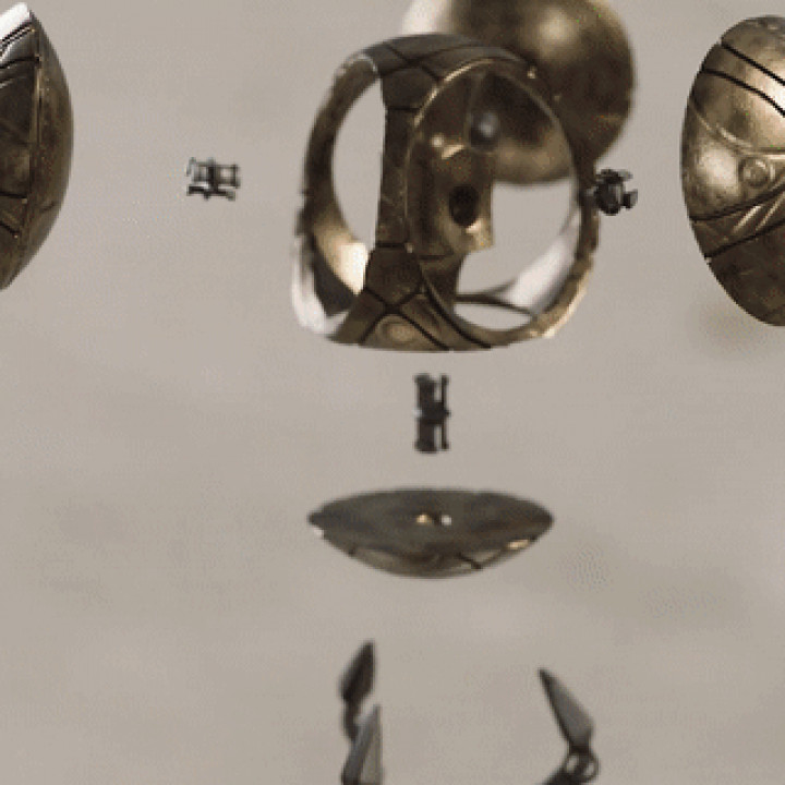 3D Printable Star Wars Ahsoka Series Thrawn Map Ball by Mi Réplica 3D