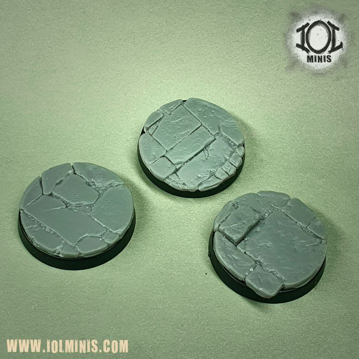 3D Printable Flagstone Bases Collection ( Round) by Imitation of Life ...