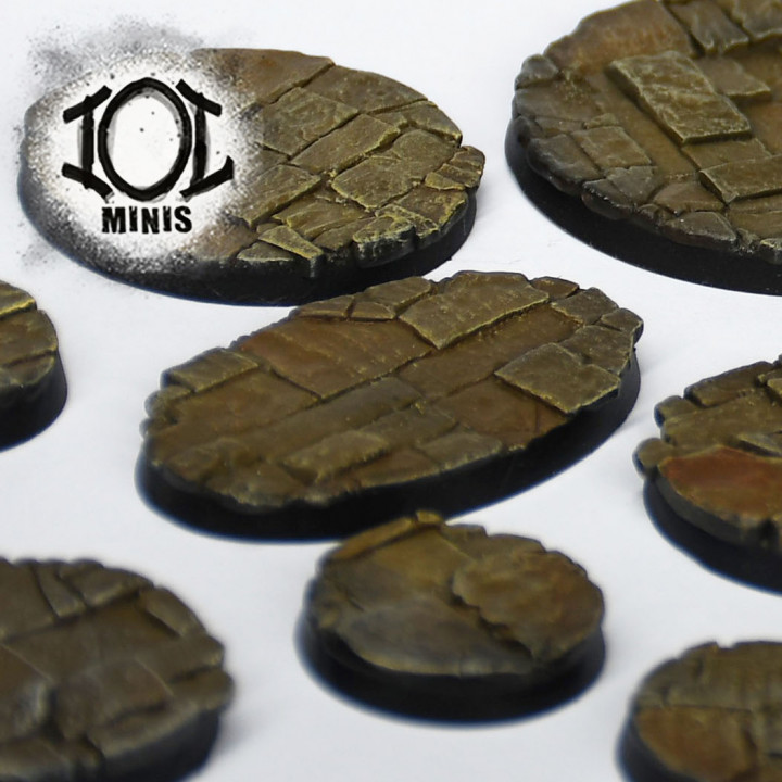 3D Printable Flagstone Bases Collection ( Round) by Imitation of Life ...