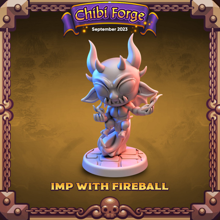 3D Printable Chibi Forge - Release 08 - September 2023 by Titan Forge Miniatures