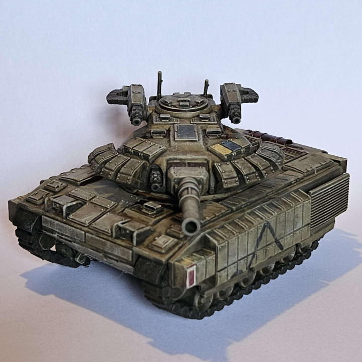 3D Printable Griffin Main Battle Tank 28mm (Heroic) by Elizabeth Little