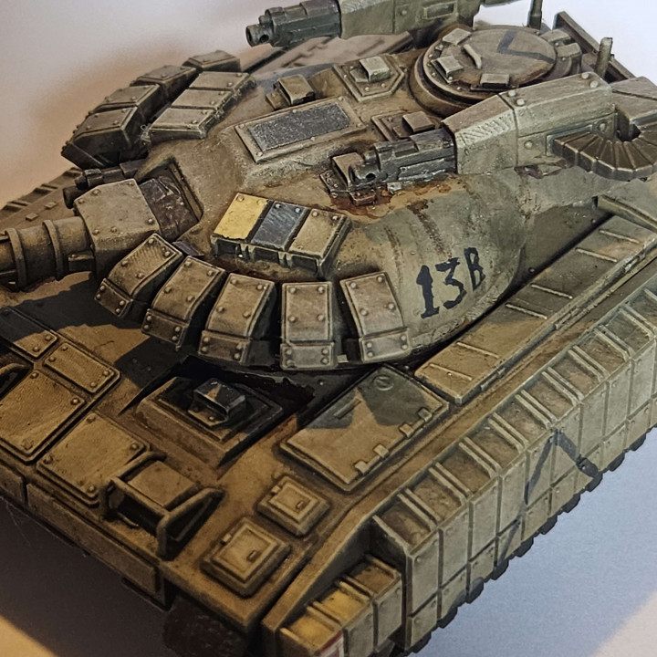 3D Printable Griffin Main Battle Tank 28mm (Heroic) by Elizabeth Little