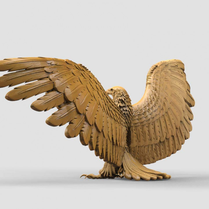 3D Printable eagle by Dmitry Tishchenkov