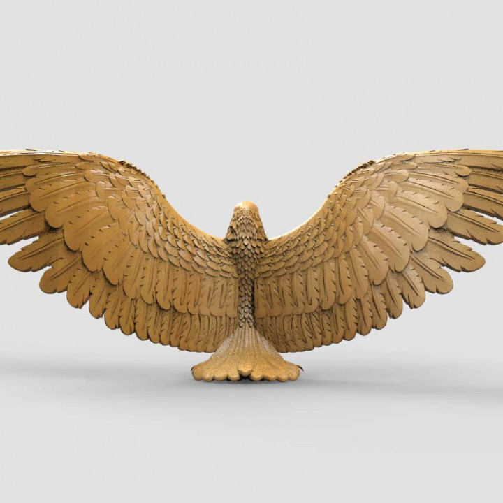 3D Printable eagle by Dmitry Tishchenkov