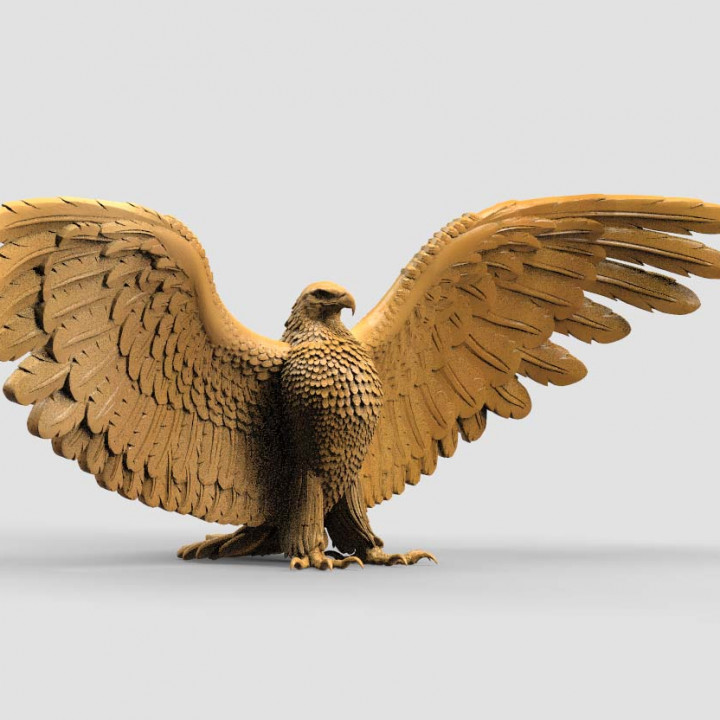 3D Printable eagle by Dmitry Tishchenkov