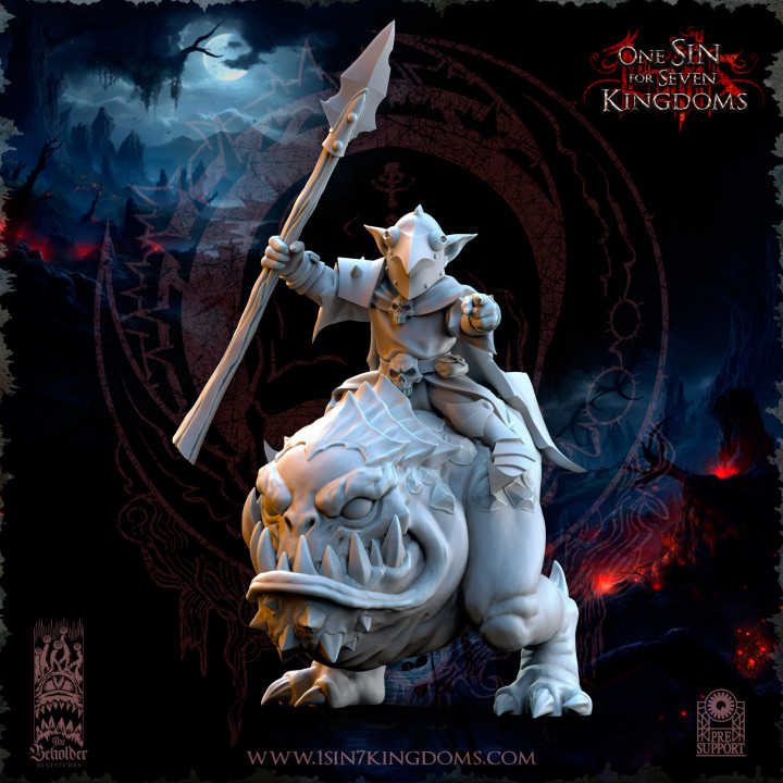 3D Printable The Black Horde Goblins Kavehorror Knights by The Beholder ...