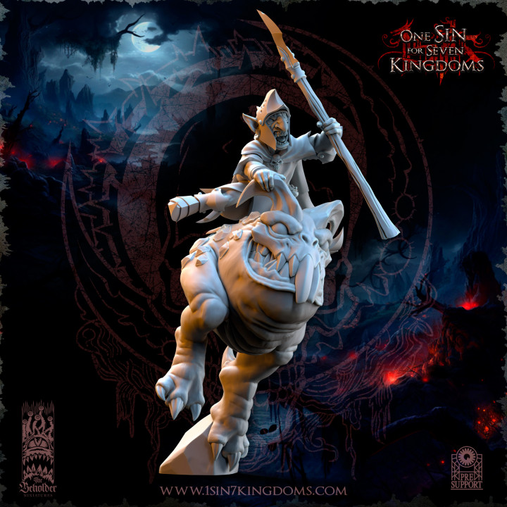 3D Printable The Black Horde Goblins Kavehorror Knights by The Beholder ...