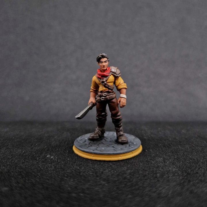 3D Print of Human Rogue - Jack the Rogue - ( Human Rogue Male ) by Tuohte