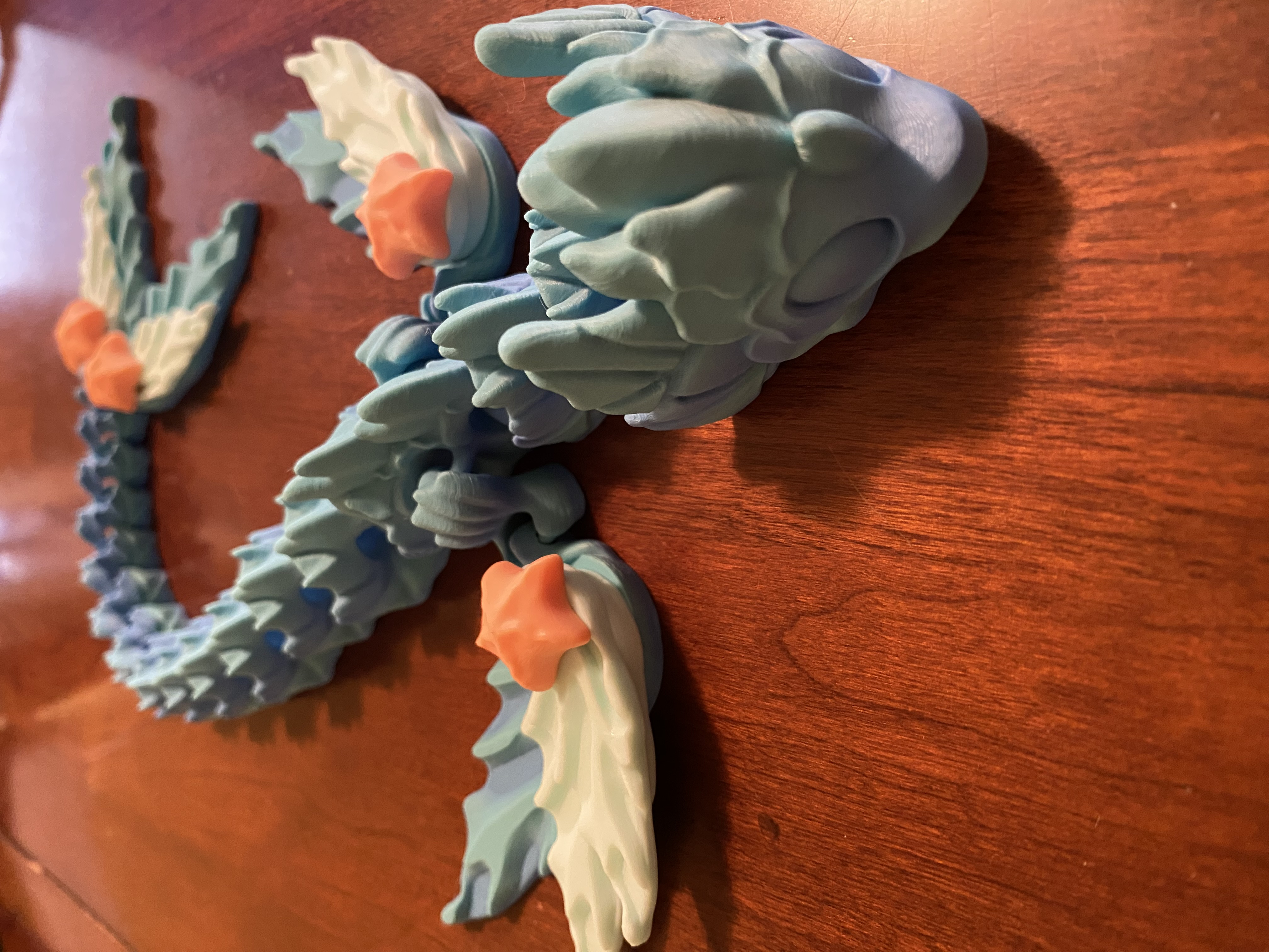 3D Printable Mizu: The water Dragon by Layersingreen