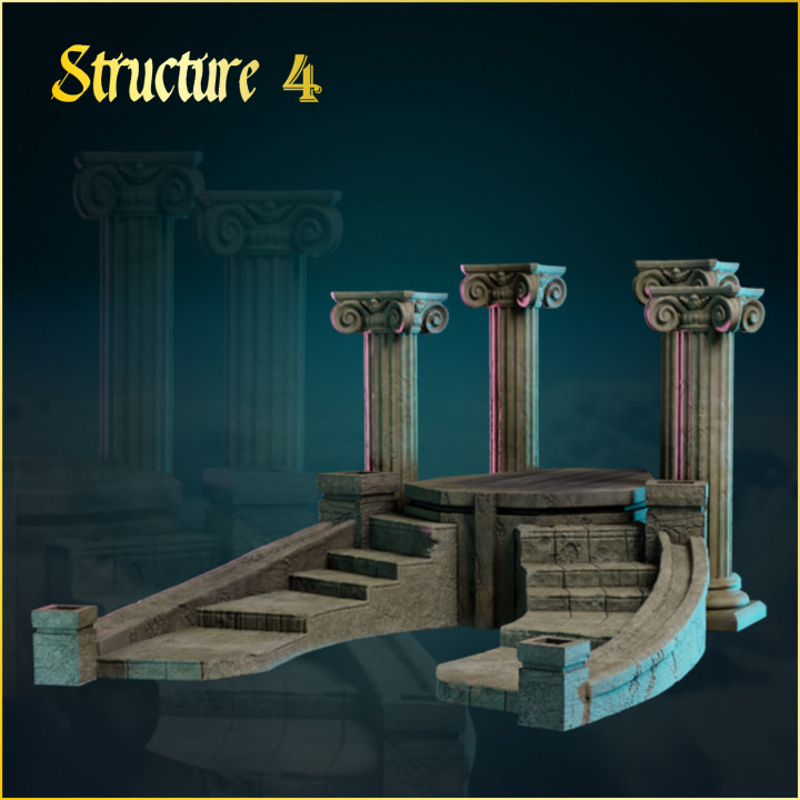 3D Printable Structure 4 (Ladies of Chaos vol.2 Celestials) by Black ...