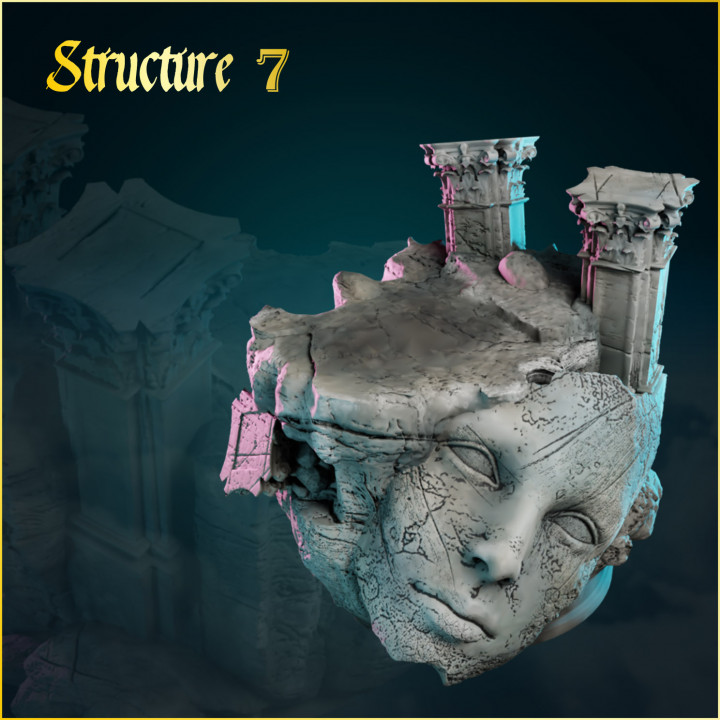 3D Printable Structure 7 (Ladies of Chaos vol.2 Celestials) by Black ...