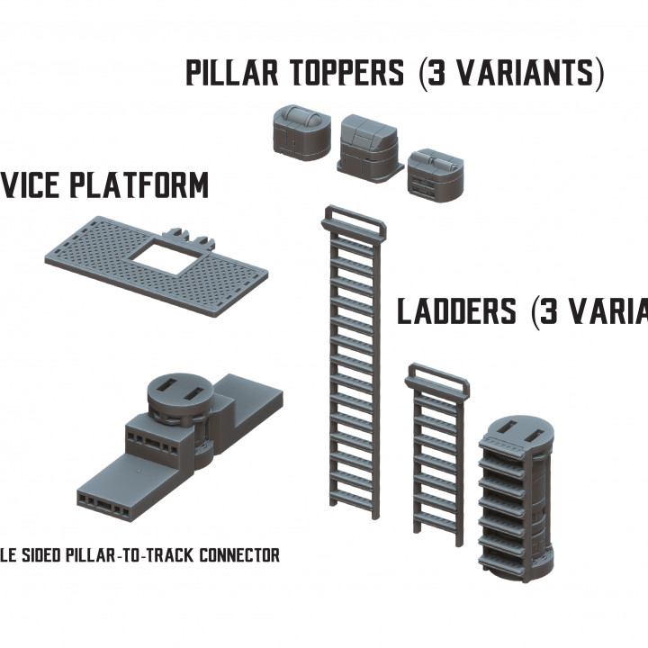 3D Printable Repulsor Land Train vol. 2 by Multiverse