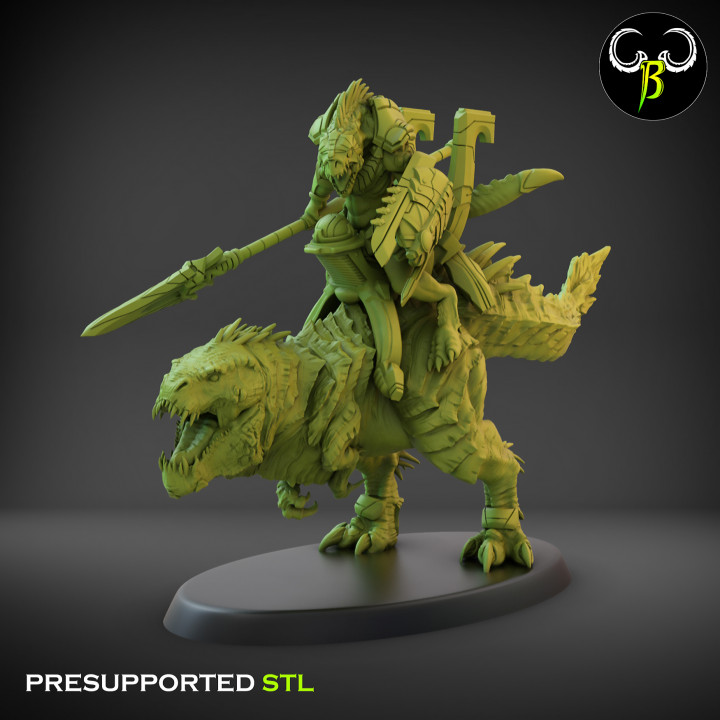 3D Printable Carnadon Squad by ClayBeastCreation