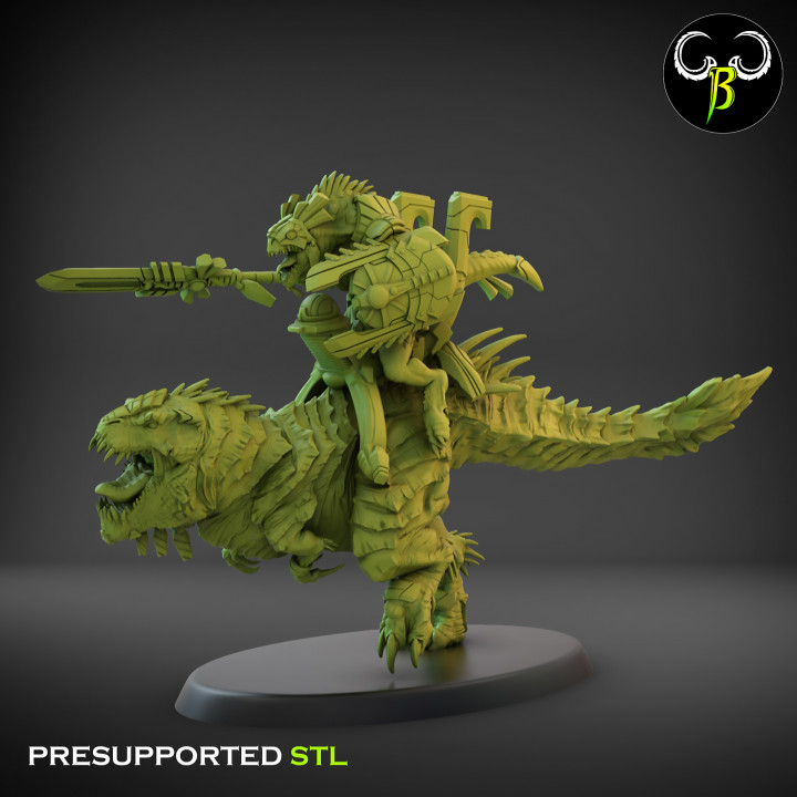 3D Printable Carnadon LeaderSet by ClayBeastCreation