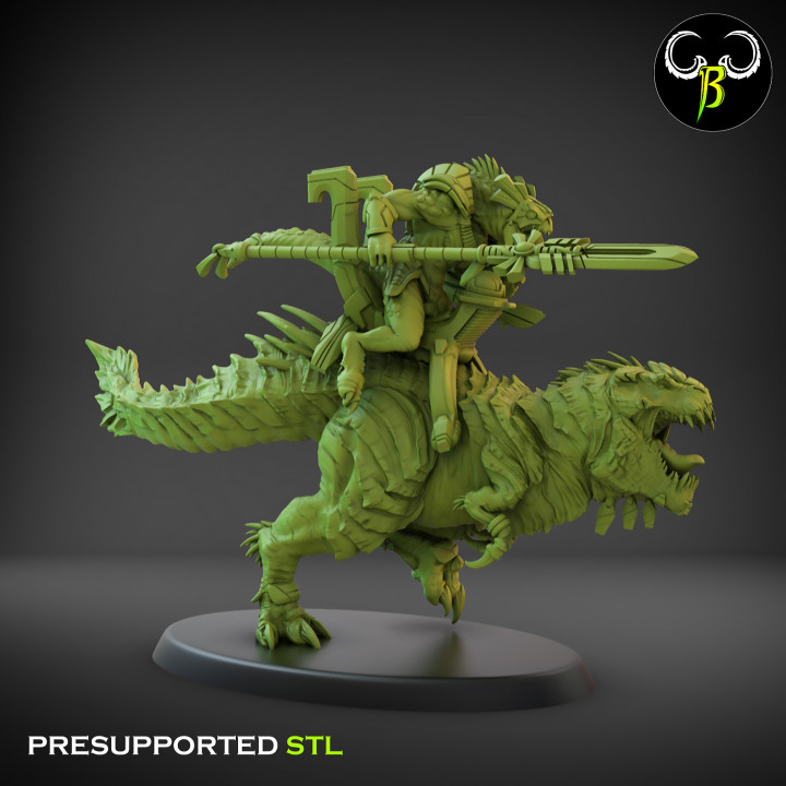 3D Printable Carnadon LeaderSet by ClayBeastCreation