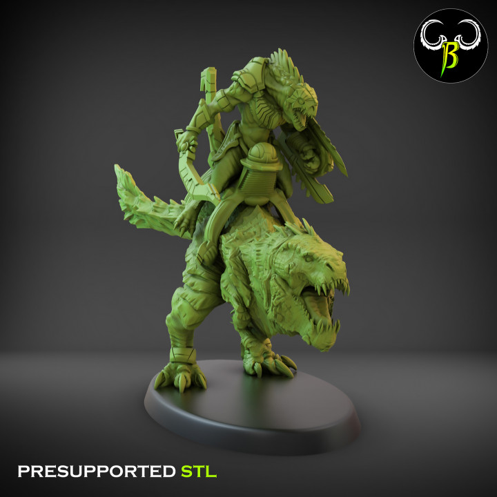 3D Printable Carnadon LeaderSet by ClayBeastCreation