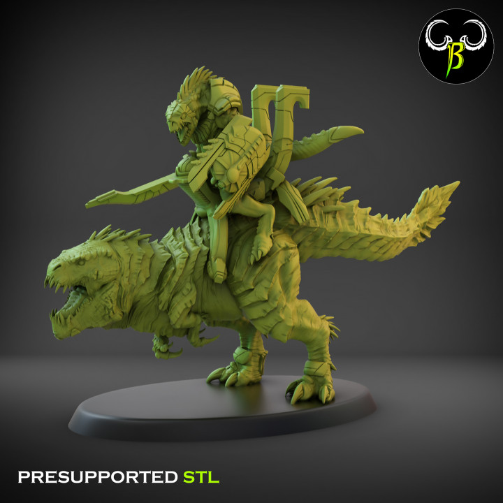 3D Printable Carnadon LeaderSet by ClayBeastCreation