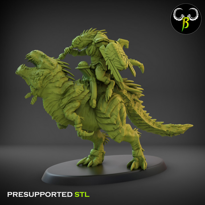 3D Printable Carnadon LeaderSet by ClayBeastCreation