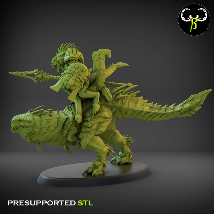 3D Printable Carnadon Lance Set by ClayBeastCreation
