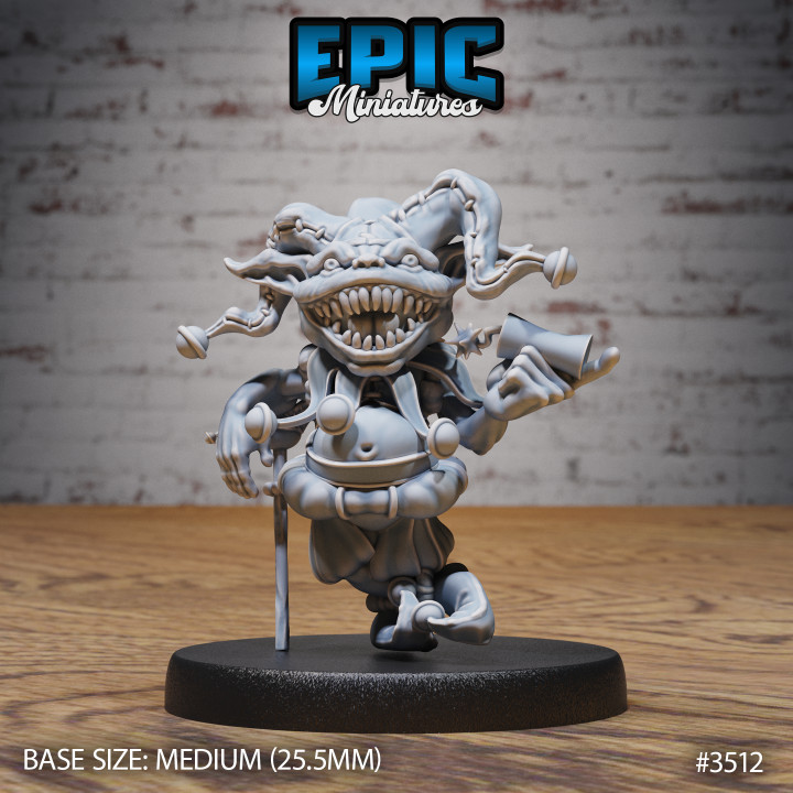 3D Printable Goblin Clown Set / Carnival Goblinoid Artist / Funfair ...