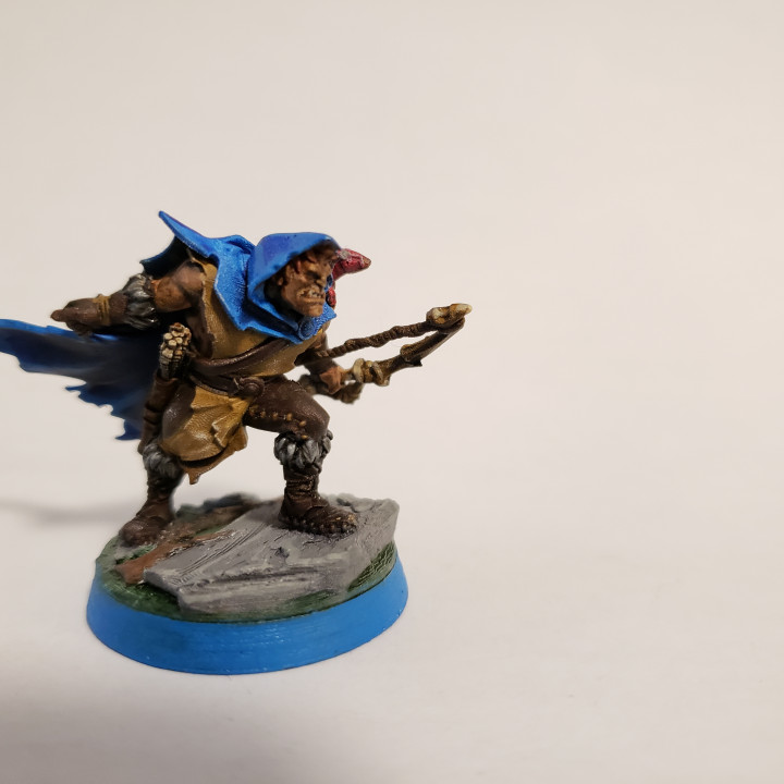 3D Print of Half-Orc Male Ranger - RPG Hero Character D&D 5e - Titans ...