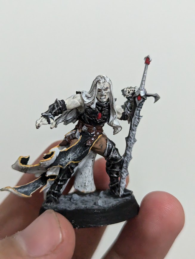 3D Printable Dhampir Male Fighter - RPG Hero Character D&D 5e - Titans ...