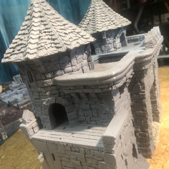 3D Printable ARX RENOVATUR Part One: 28mm Citadel Gate, Walls, & Corner ...