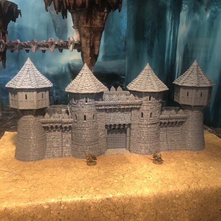3D Printable ARX RENOVATUR Part One: 28mm Citadel Gate, Walls, & Corner ...