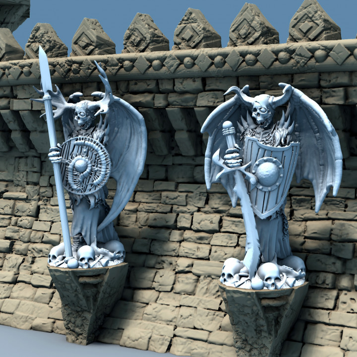 3D Printable ARX RENOVATUR Part One: 28mm Citadel Gate, Walls, & Corner ...