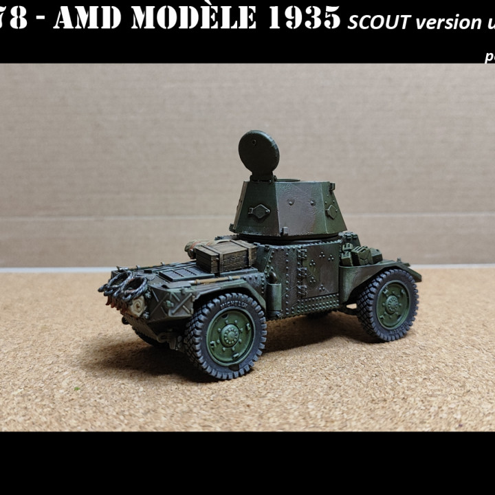 3D Printable Panhard 178 - upgrade Renault turret 47mm SA35 by Counlane ...