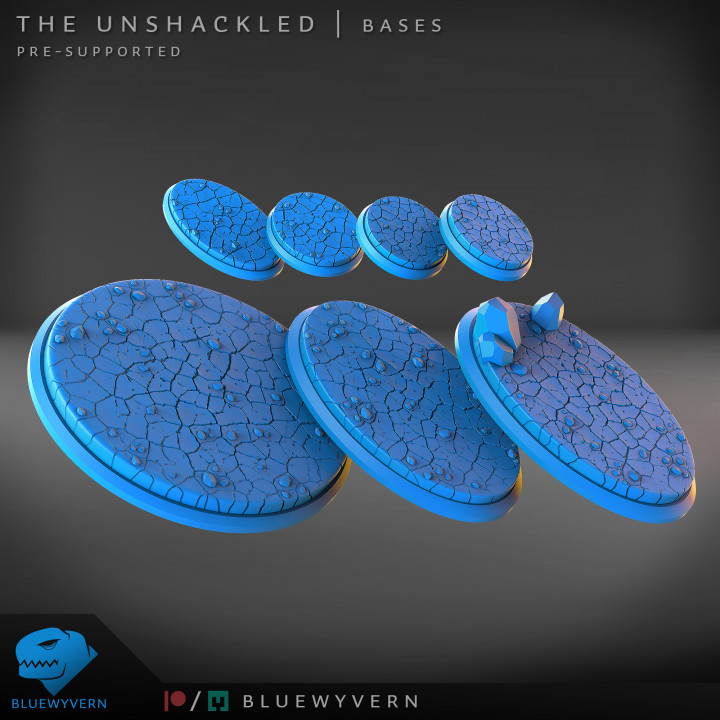 3D Printable The Unshackled - Bases by BlueWyvern
