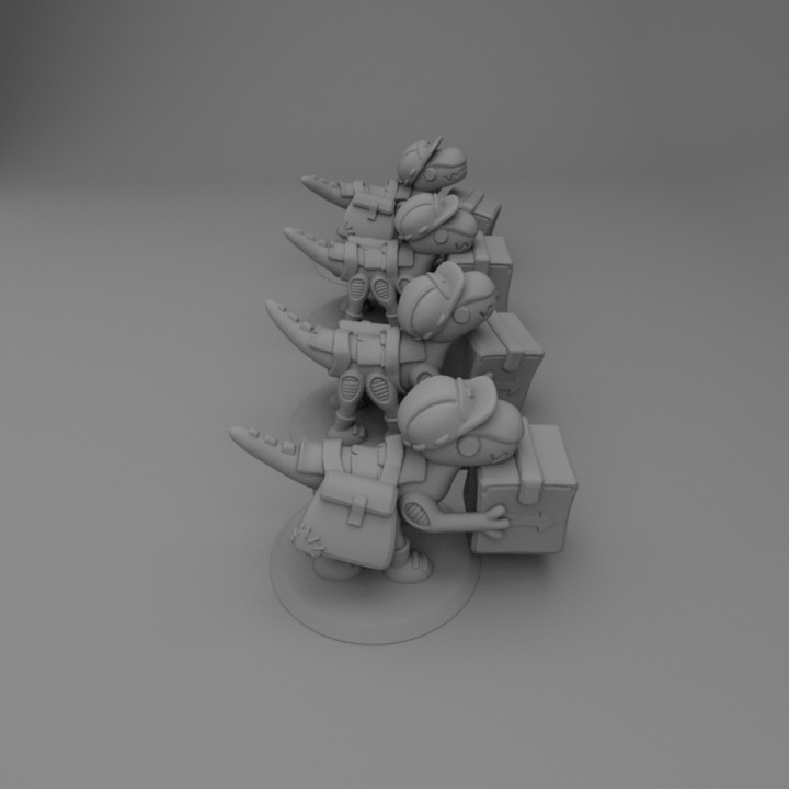 3D Printable Delivery Bugs _ Worker Bugs by The Cackling Kobold Company