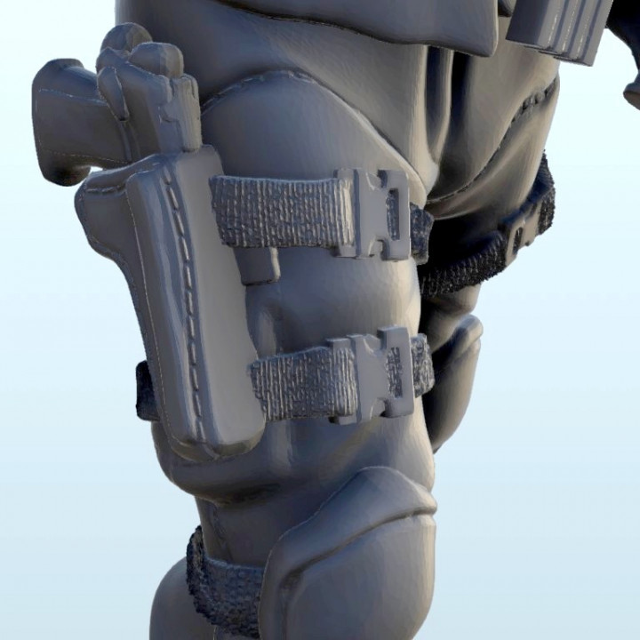 3D Printable Modern US soldier walking - USA American Marines army Cold ...