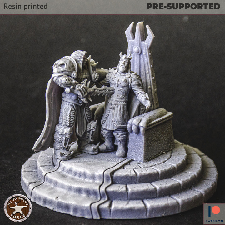 3D Printable King Killer Diorama by My3DPrintForge