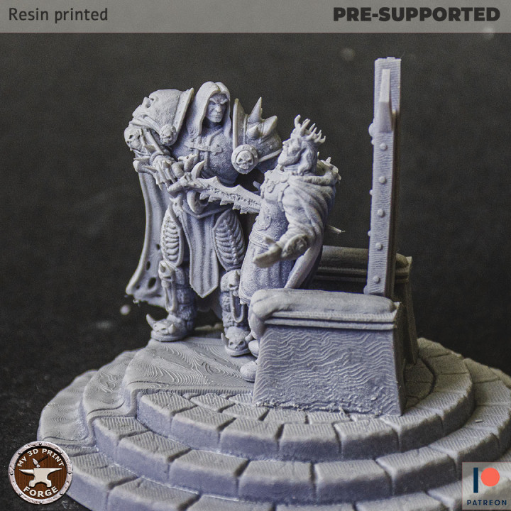 3D Printable King Killer Diorama by My3DPrintForge