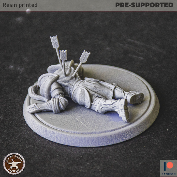 3D Printable Fallen Soldier by My3DPrintForge