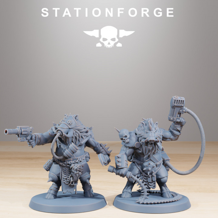 3D Printable Corrupted Beasts by Station Forge