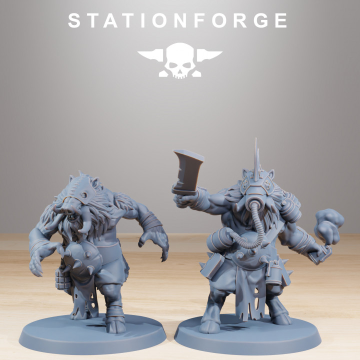3D Printable Corrupted Beasts by Station Forge