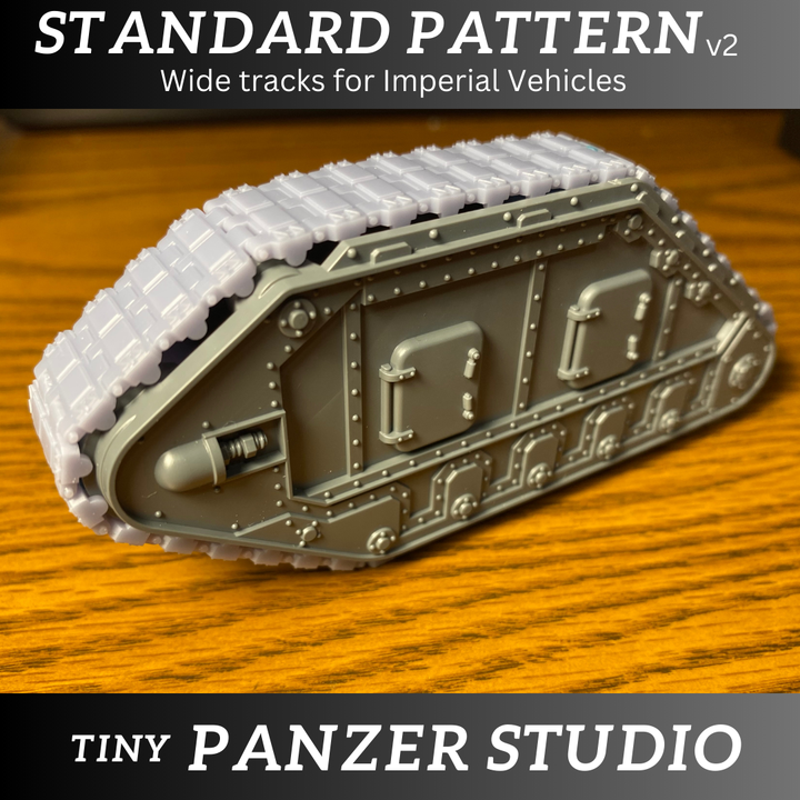 3D Printable Standard Tracks Imperial Armor by Tiny Panzer Studio