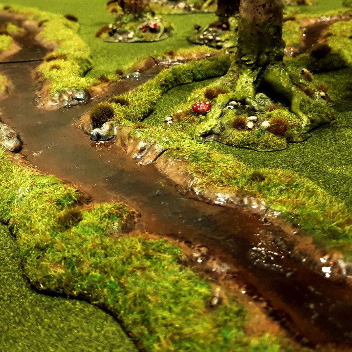 3D Printable Modular River by Grimskald