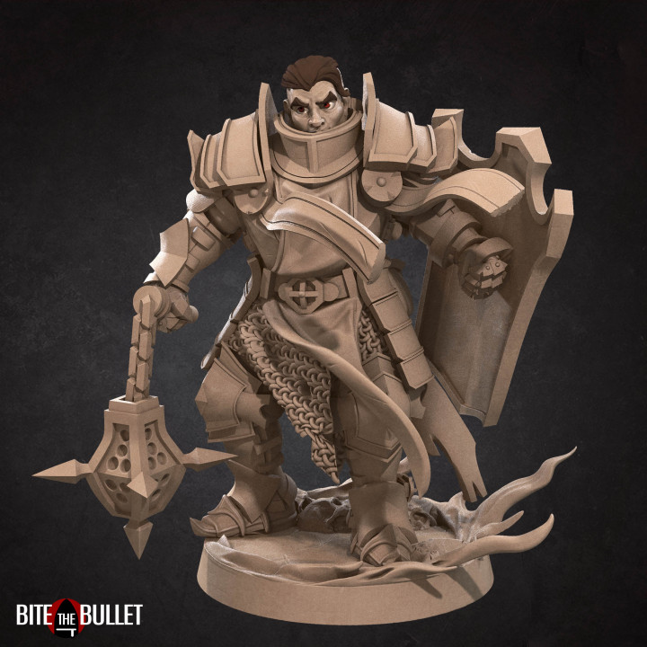3D Printable Hero Crusader by Bite the Bullet