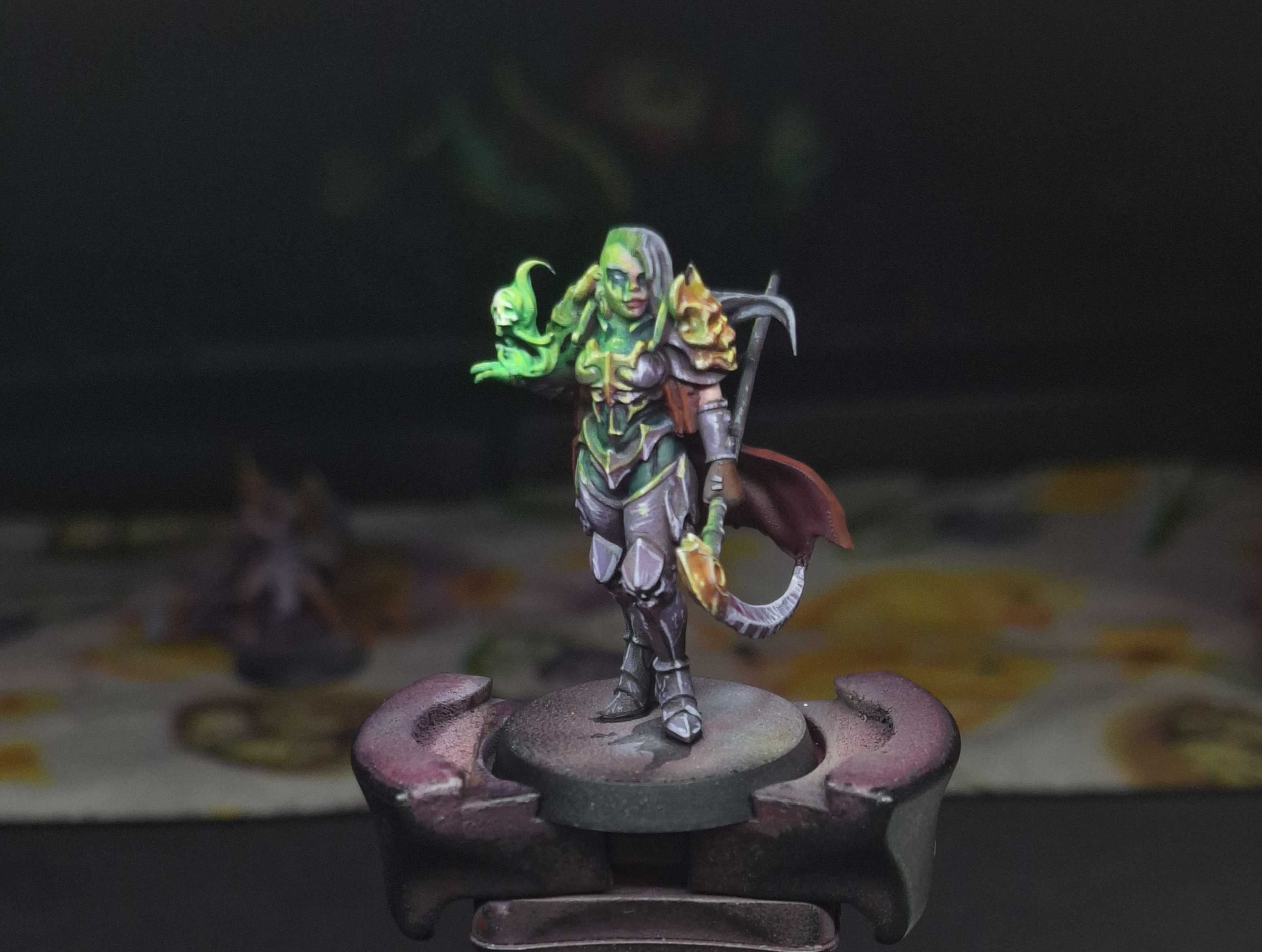3D Printable Hero Necromancer Female (2 Versions) by Bite the Bullet