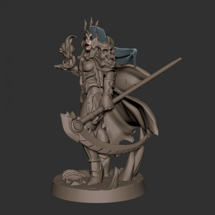 3D Printable Hero Necromancer Female (2 Versions) by Bite the Bullet