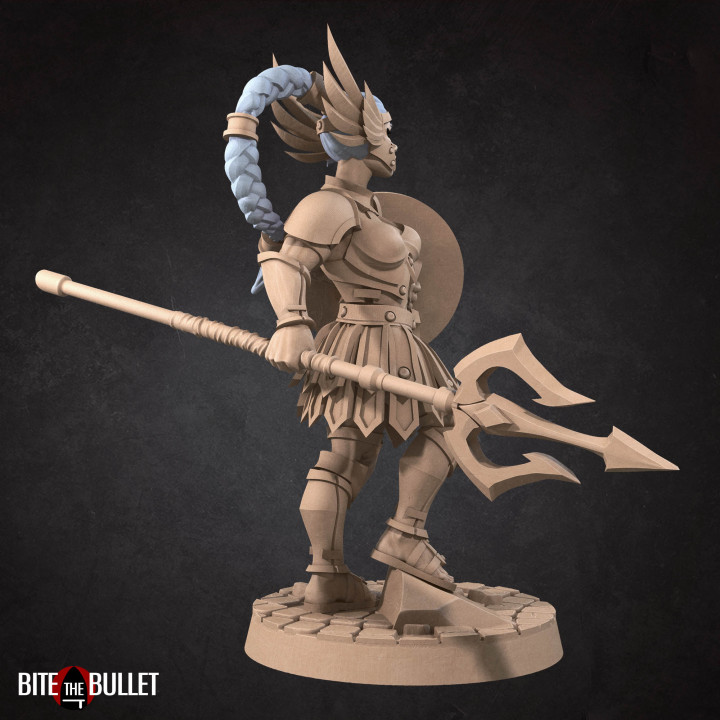 3D Printable Hero Amazon (4 Versions) by Bite the Bullet