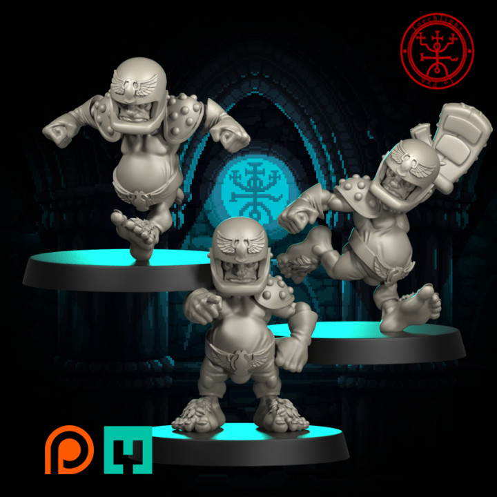 3D Printable TORCHLIGHT "THE REGULAR PLAIN REGULARS" by Torchlight Models