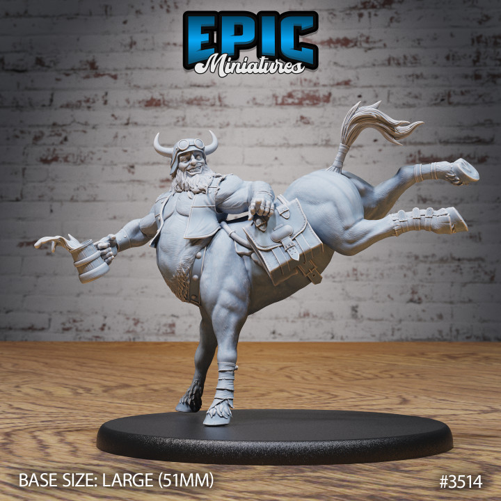 3D Printable Drunk Centaur Set / Carnival Hybrid Artist / Funfair Horse ...