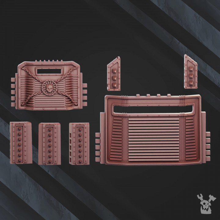 3D Printable Battlefield Cover Terrain by dakkadakka.store