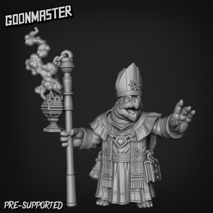 3D Printable Turtle Cleric 2 by Goon Master